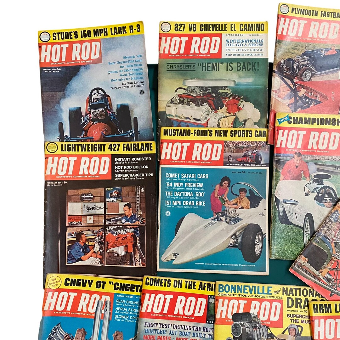 Choice 1964 HOT ROD Everybody's Automotive Magazine Back Issues ...