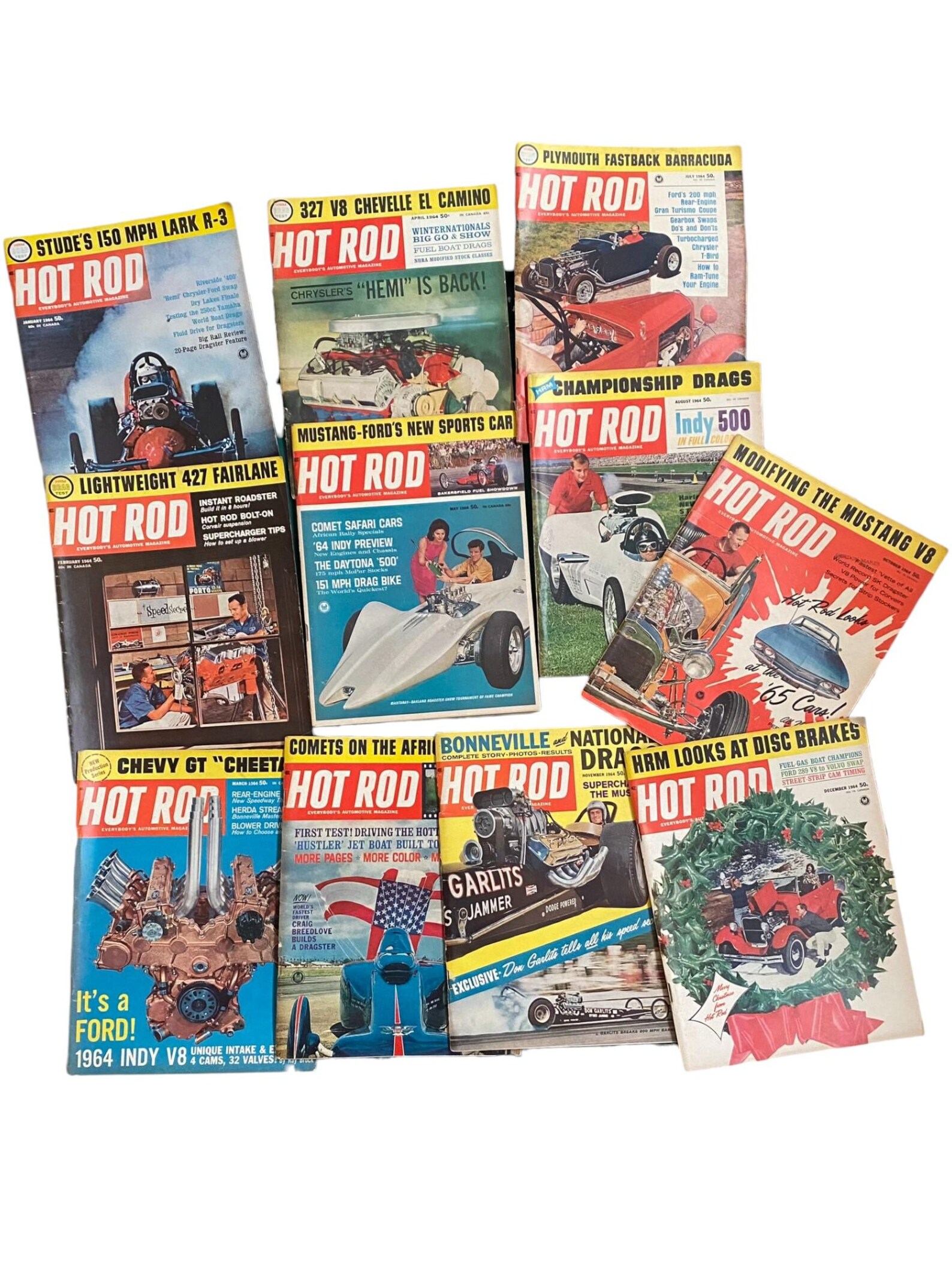 Choice 1964 HOT ROD Everybody's Automotive Magazine Back Issues ...