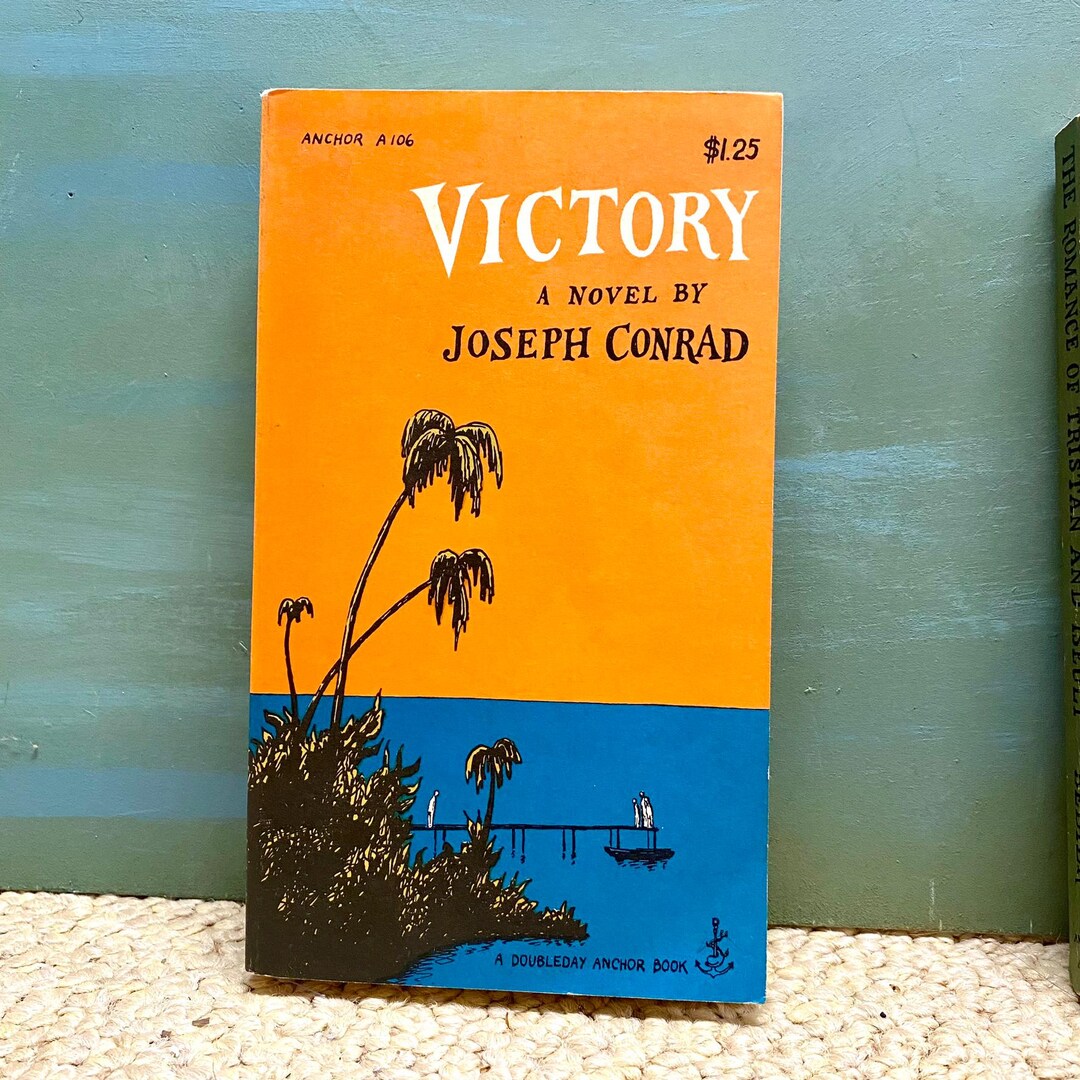 Edward Gorey Book Cover Artwork VICTORY by Joseph Conrad Doubleday ...