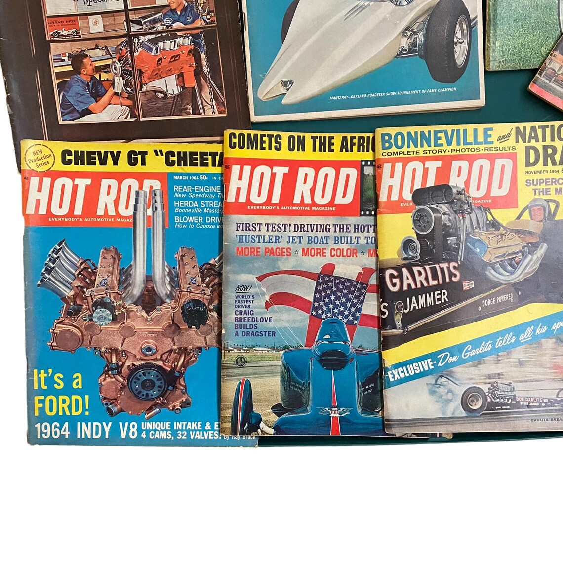 Choice 1964 HOT ROD Everybody's Automotive Magazine Back Issues ...