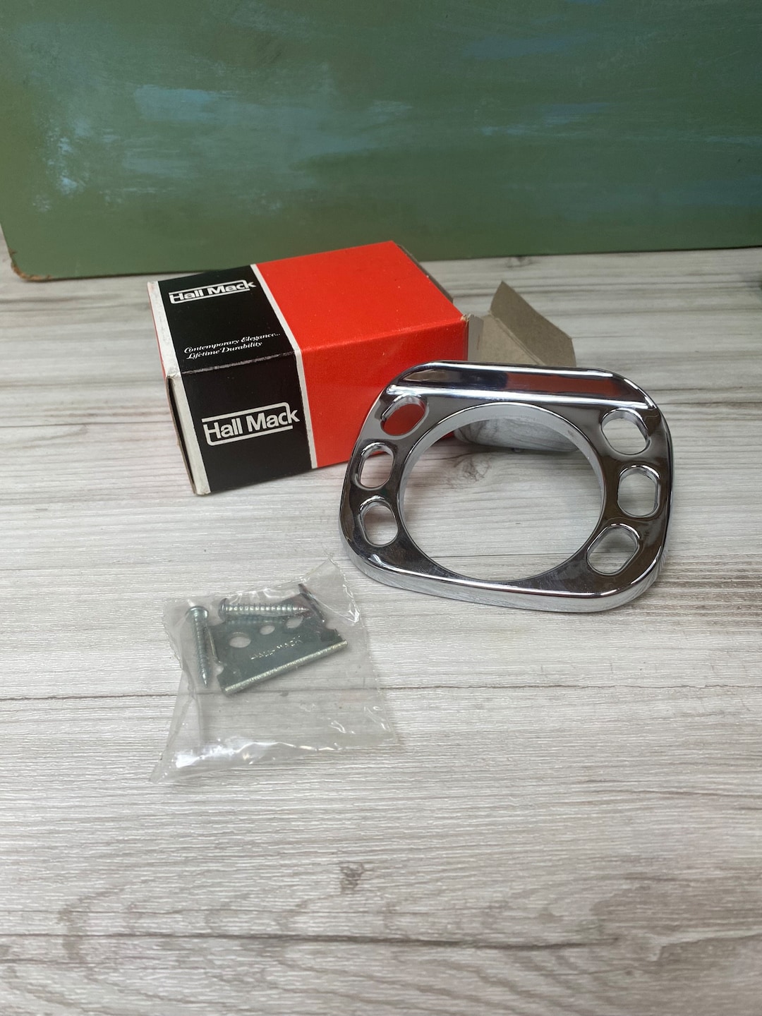 Vintage Hall-mack Curved Toothbrush & Tumbler Holder, Stainless Steel ...