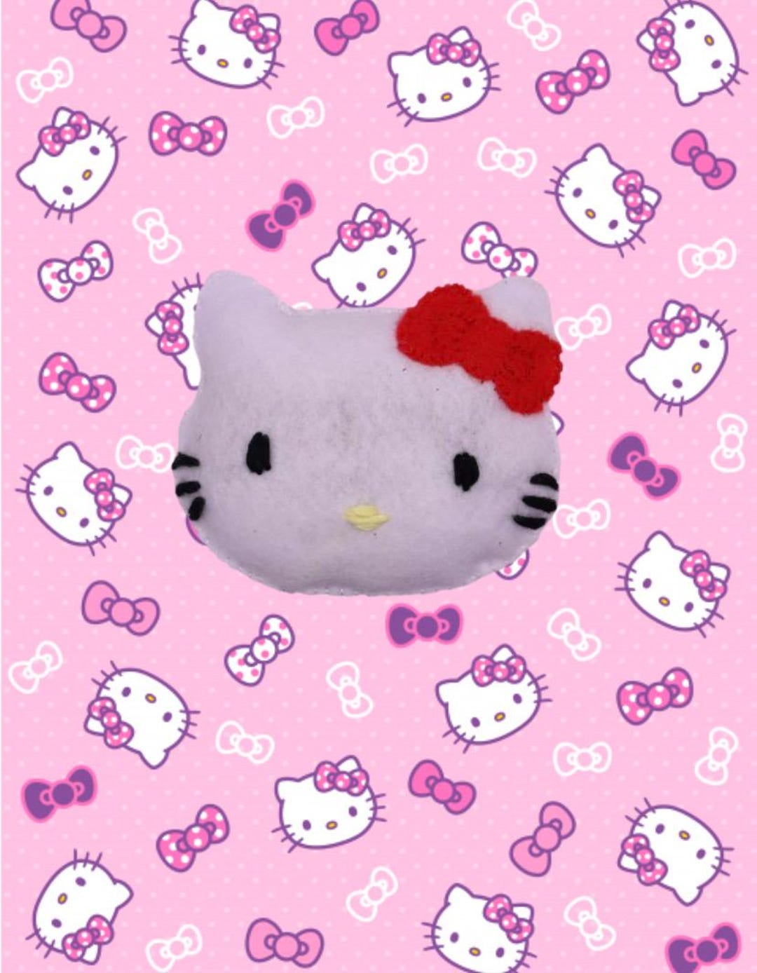 Hello Kitty Sanrio Inspired Catnip Filled Felt Kawaii Cat Toy - Etsy