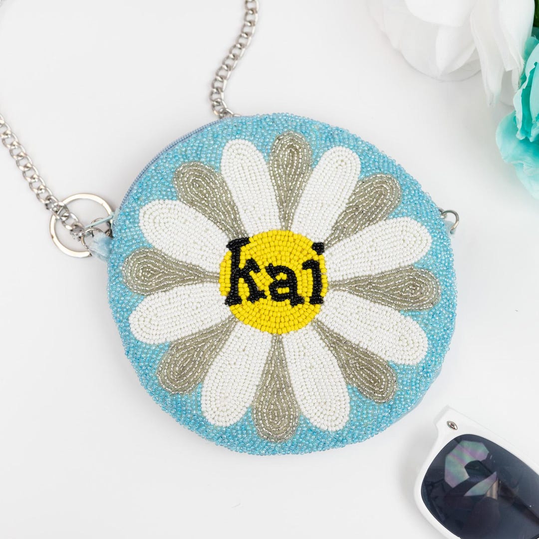 Flower Kids Clutch, Girls Custom Clutch Purses, Personalized Name ...
