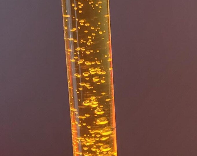 C6 Oil Filled Bubble Light - Yellow Oil - Yellow Base - Etsy