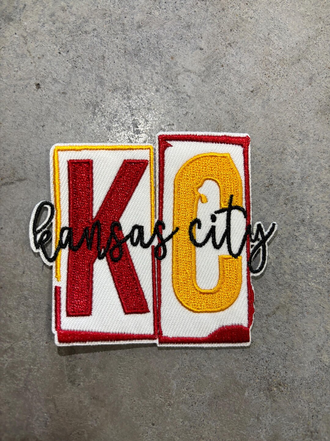 KC Block Iron-on Patch - Etsy