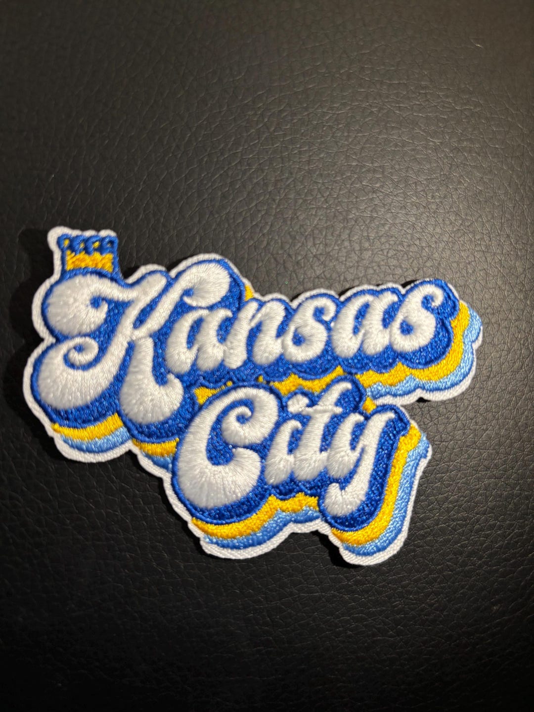 Kansas City Royals Groovy Font Iron-on Patch - Etsy