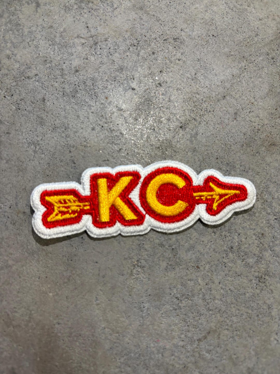 KC in Arrow Iron-on Patch - Etsy