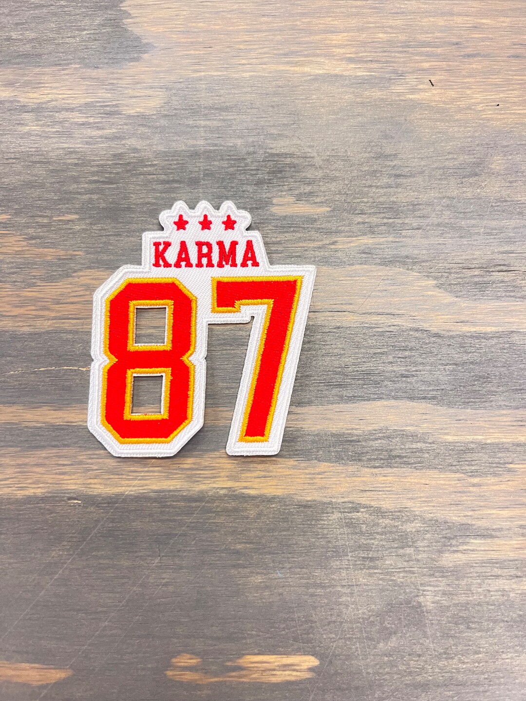 Karma 87 Chiefs Iron-on Patch - Etsy