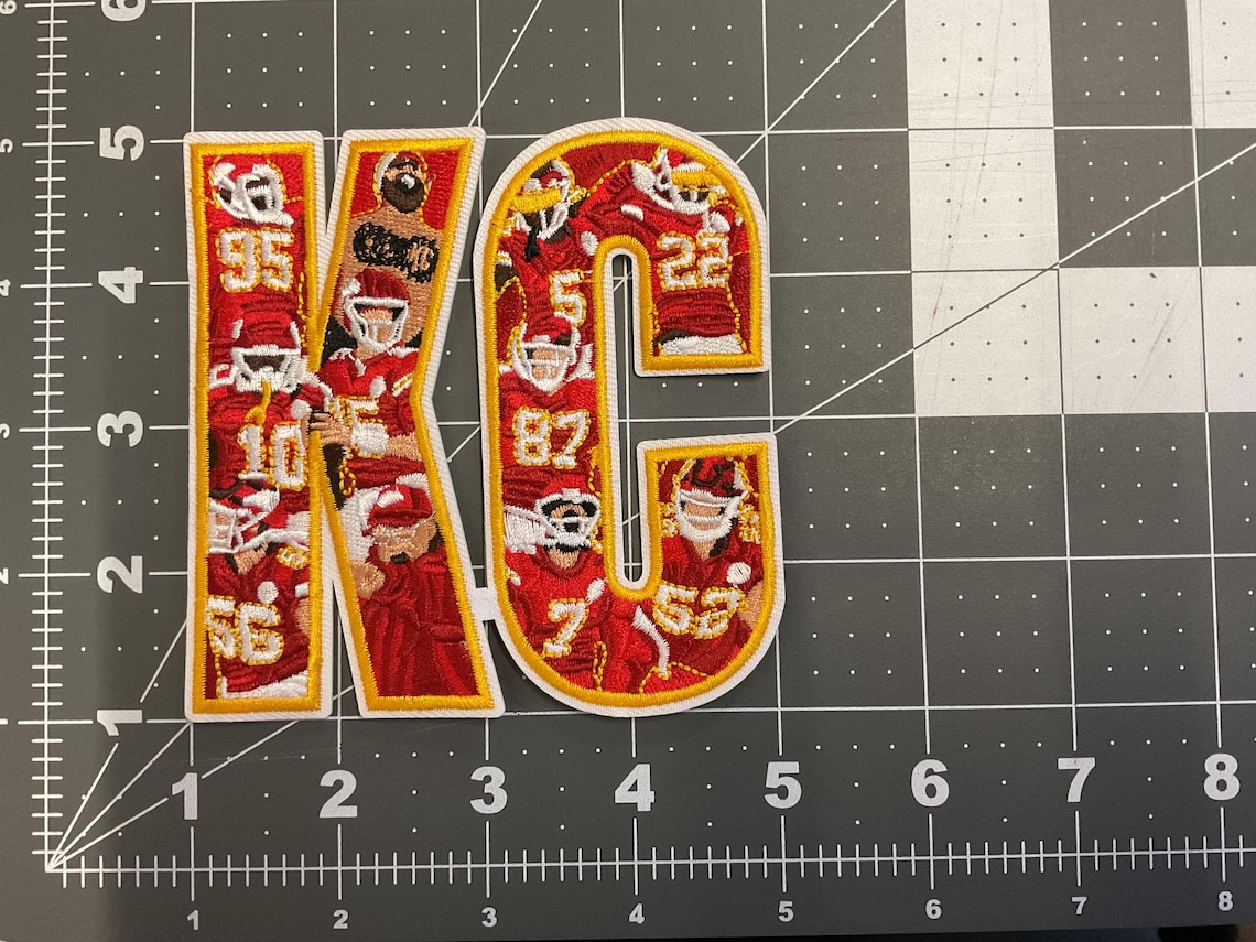 Chiefs KC Players Embroidered Patch - Etsy