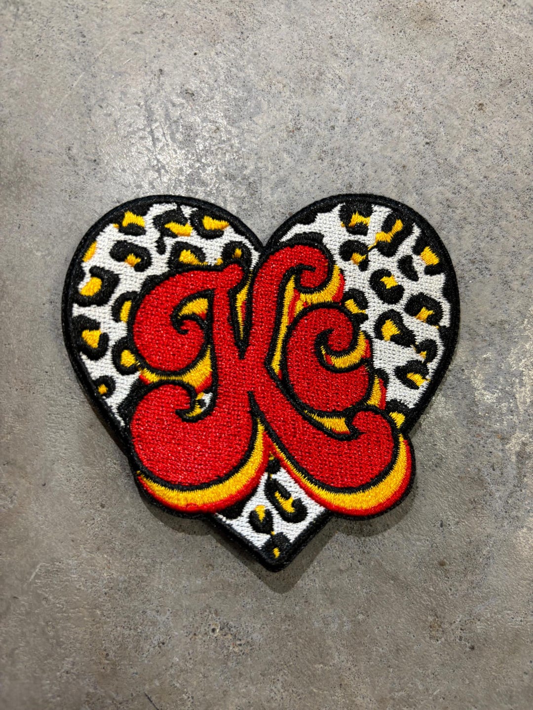 KC Leopard Iron-on Patch - Etsy