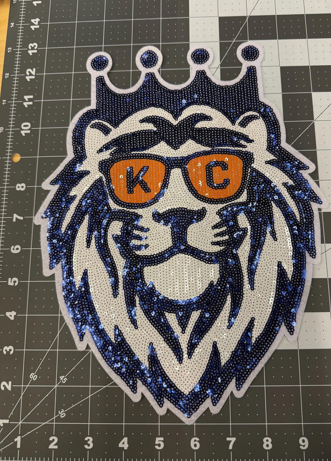 Royals Kansas City Slugger Sequin X-large Iron on Patch - Etsy