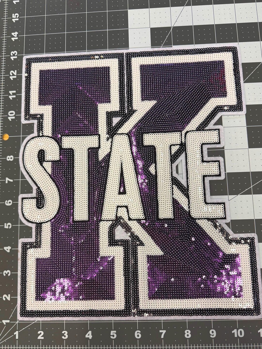 K-state Wildcats Sequin X-large Iron on Patch - Etsy