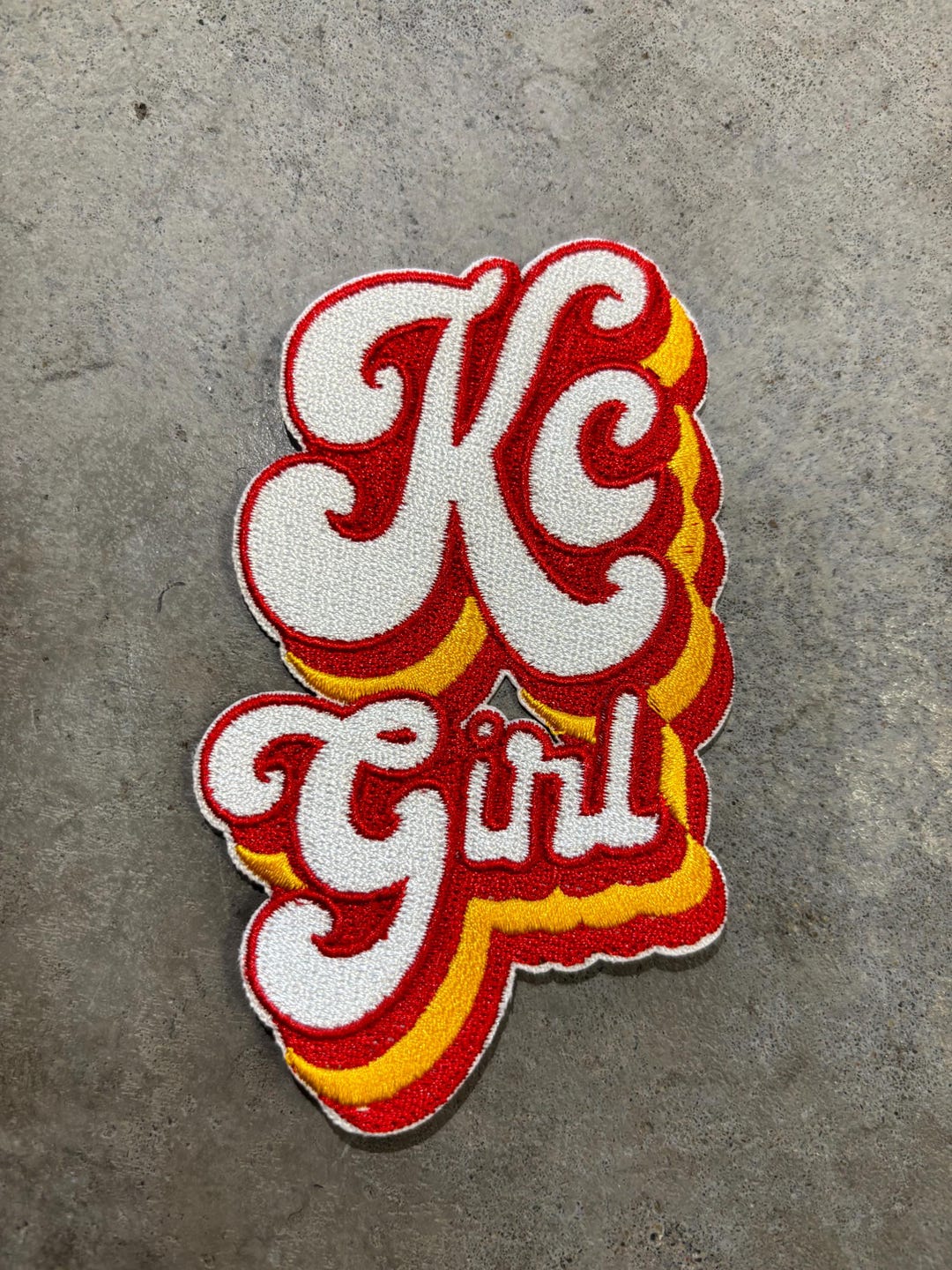KC Girl Iron-on Patch - Etsy
