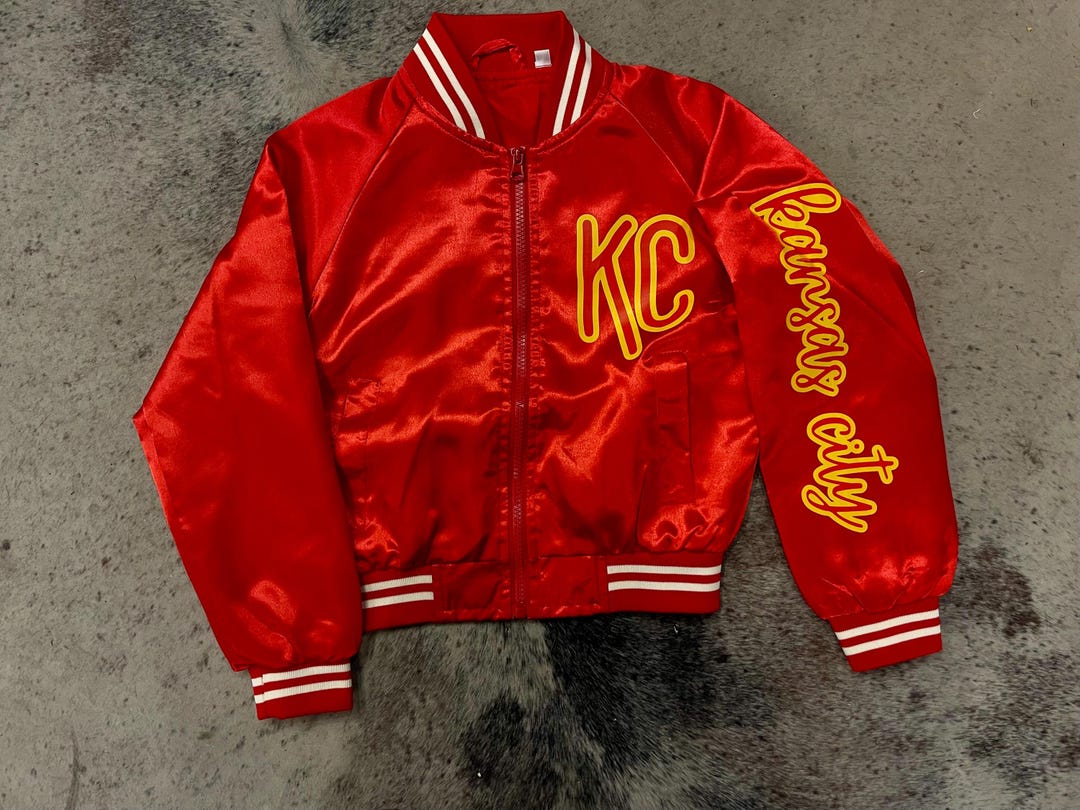 KIDS Chiefs Bomber Jacket (style 2) - Etsy