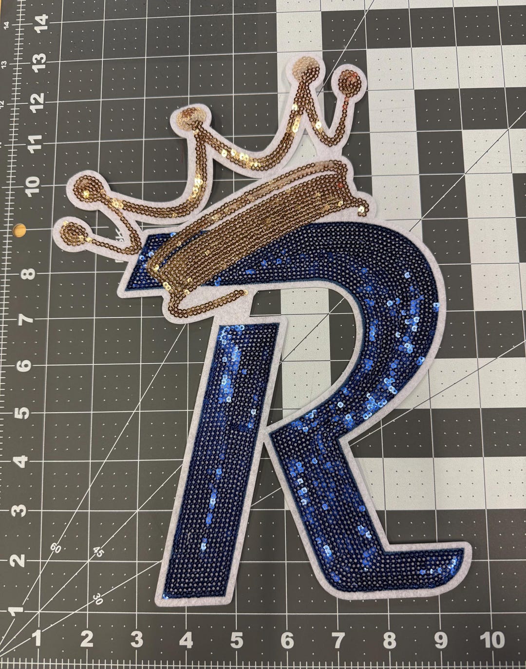 Royals KC Sequin X-large Iron on Patch - Etsy