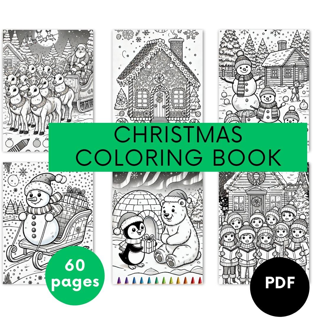 Christmas Coloring Sheets | Print at Home Coloring Pages Christmas ...