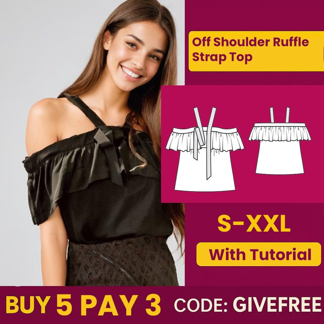 PDF Blouse Sewing Pattern | DIY Tops, Tunics & Shirts | Instant ...