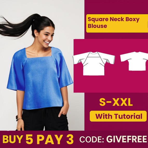 Boxy Blouse Pattern
