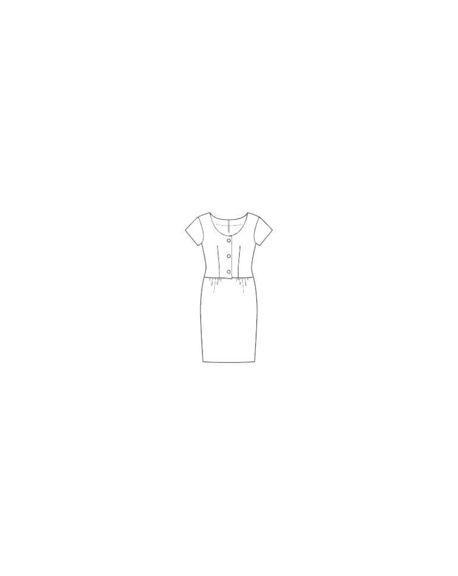 Button-front Dress Sewing Pattern: Beginner Friendly (PDF Download) - Etsy