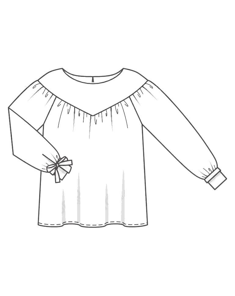 Boho Peasant Blouse Sewing Pattern: Women's DIY Top (PDF Pattern) - Etsy