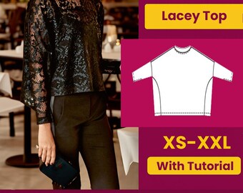 Blouse Sewing Pattern PDF | Digital Download Pattern | Beginner Friendly Top Pattern | DIY Women ...