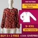 Keyhole Neck Blouse Sewing Pattern: Beginner DIY Women's Top (PDF ...