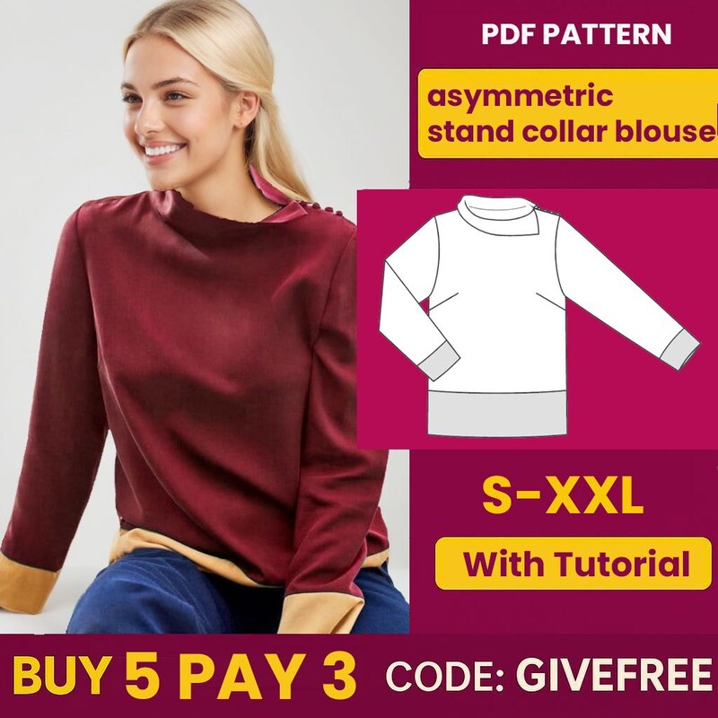 Asymmetrical Collar - Etsy