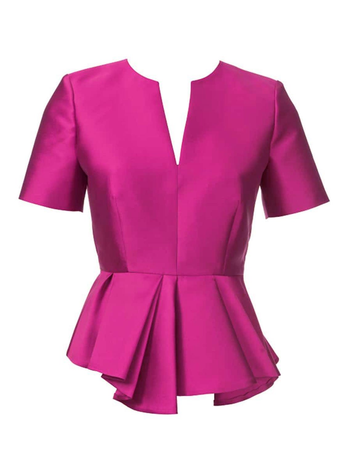 Peplum Blouse Sewing Pattern: Beginner-friendly DIY Top (PDF Download ...