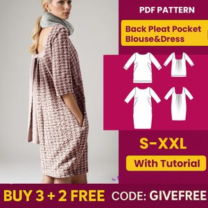 Blouse Sewing Pattern PDF | Digital Download Pattern | Beginner ...