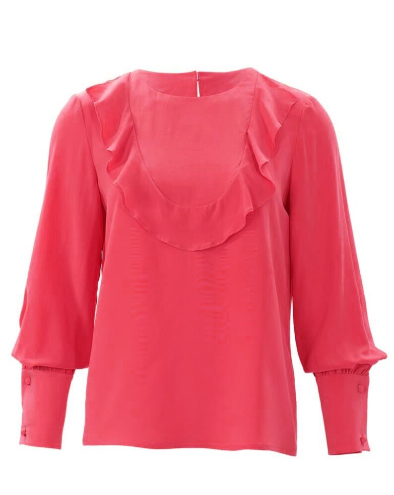 Ruffle Front Blouse Sewing Pattern: Beginner-friendly DIY Top (PDF ...