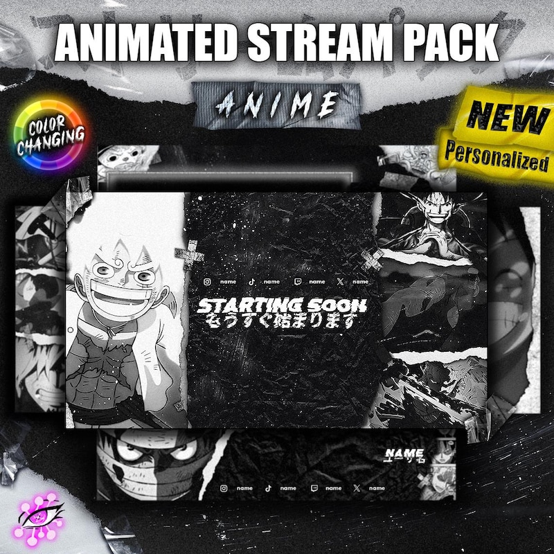 Anime Stream Scene Packs - Etsy