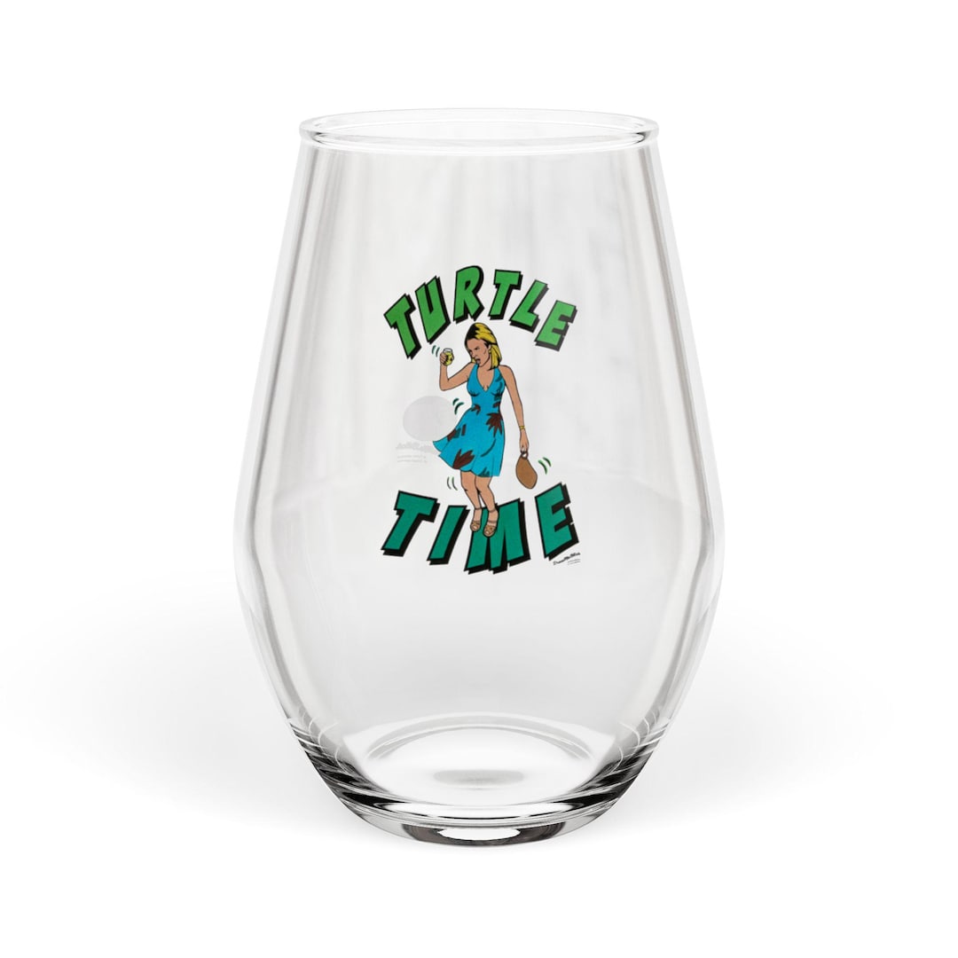 RHONY "turtle Time", 12oz Stemless Wine Glass, Featuring Ramona Singer ...