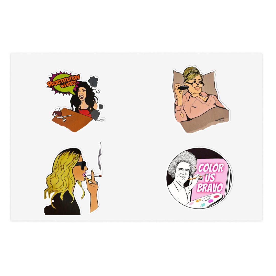 Colorusbravo Sticker Pack: Bravo ICONS ONLY (pack of 16) - Etsy