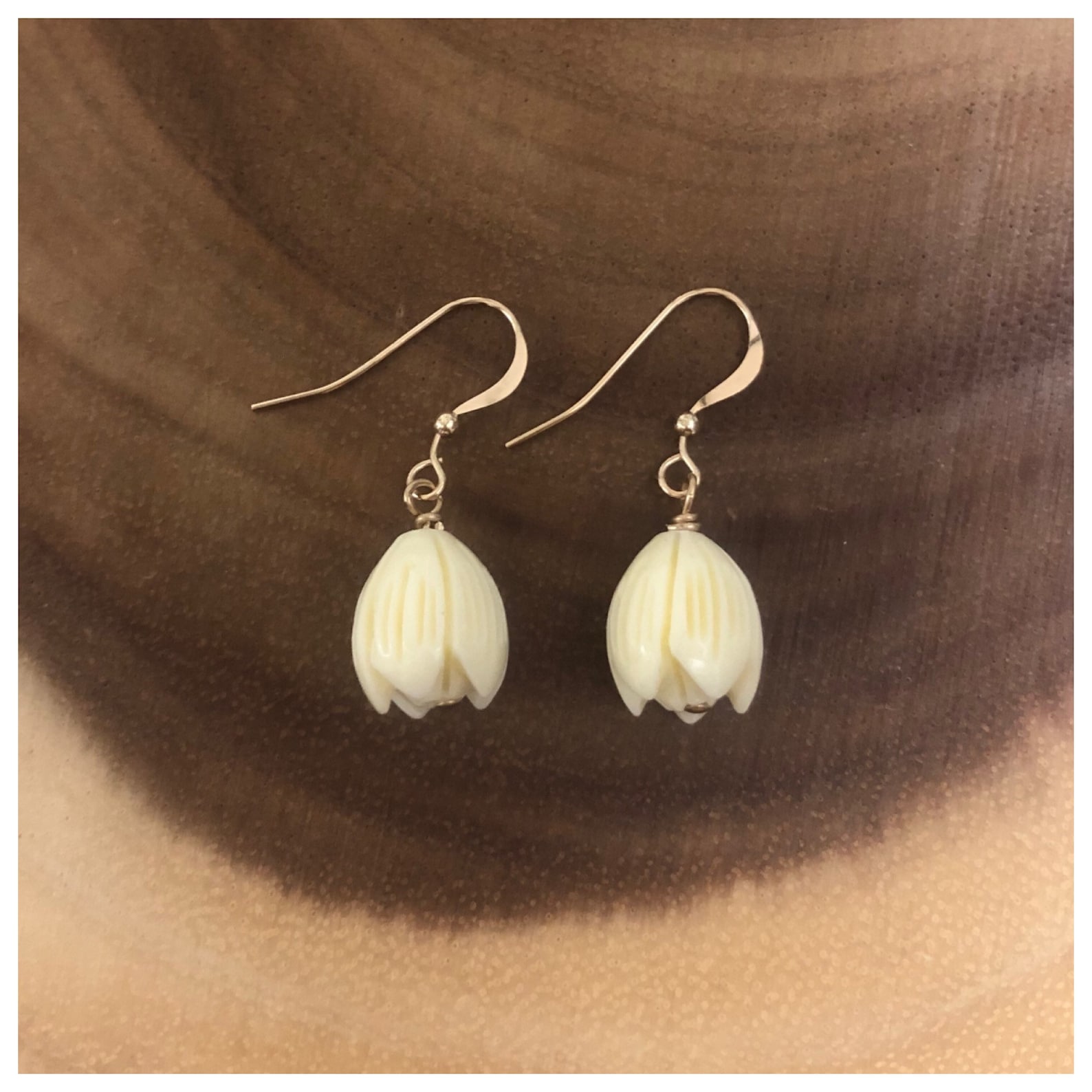 Large Pikake Earrings - Etsy