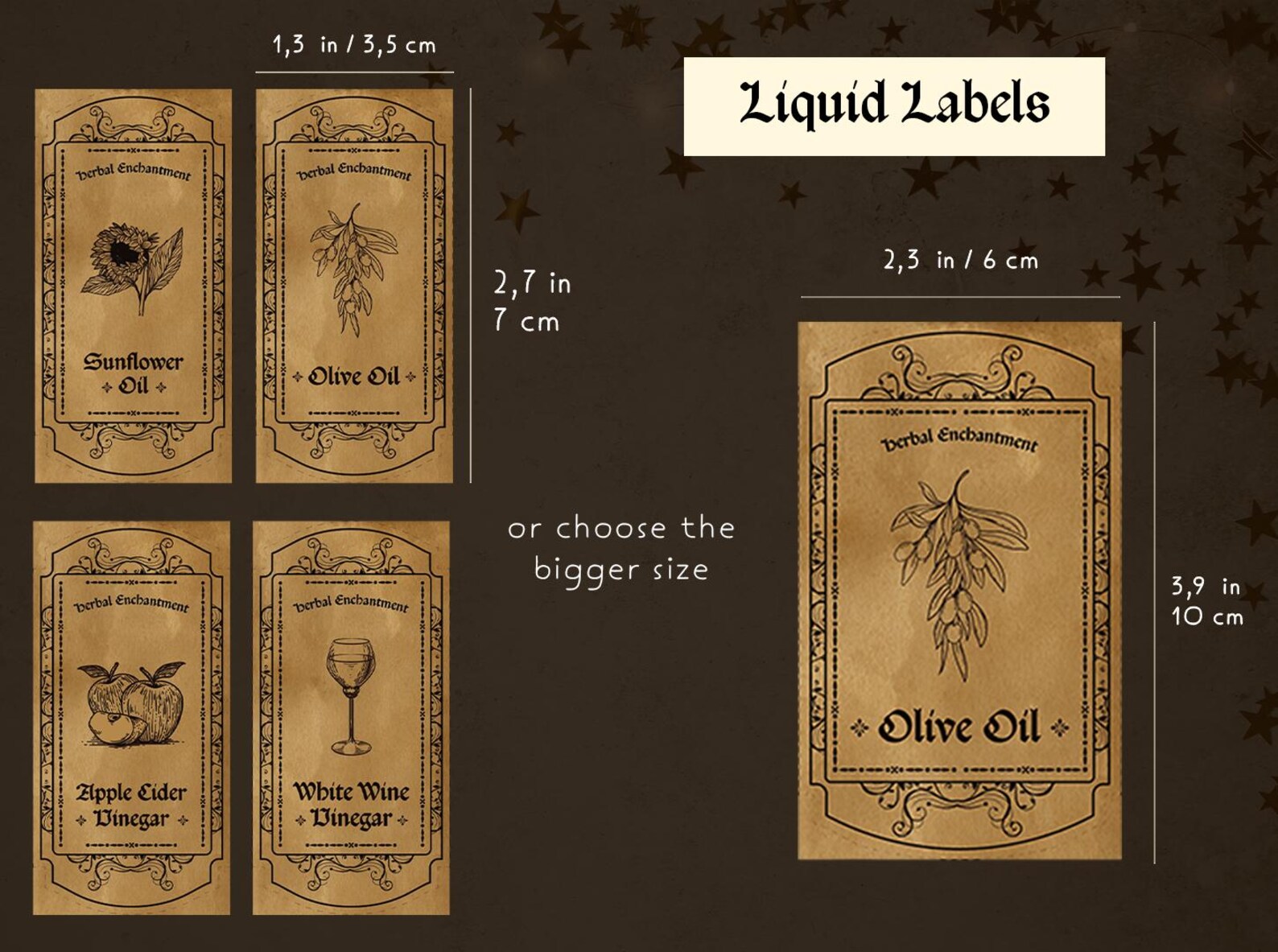 Vintage Spice Jar Labels | Digital Download Printable | Spice Labels ...