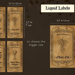 Vintage Spice Jar Labels | Digital Download Printable | Spice Labels ...