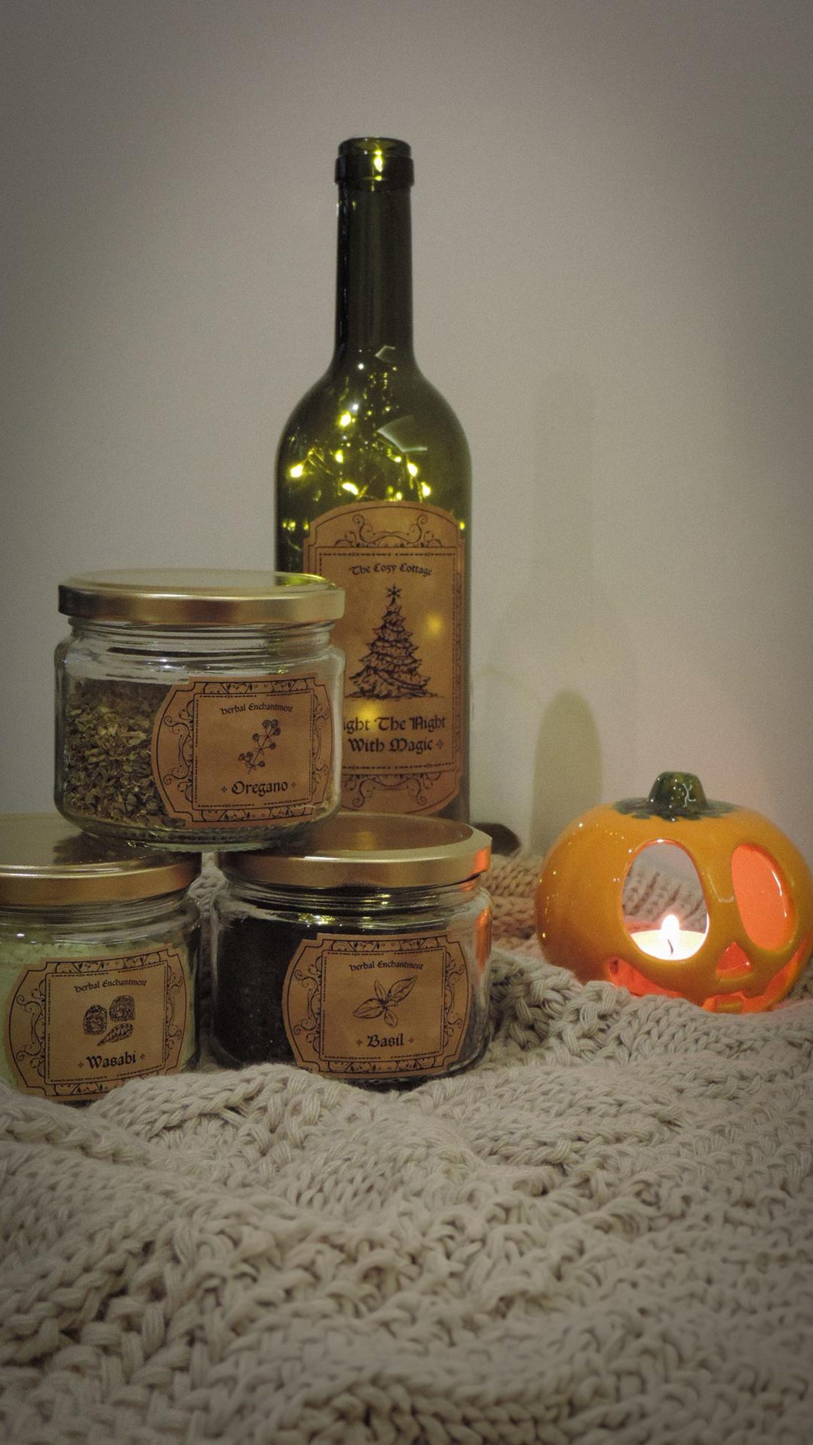 Vintage Spice Jar Labels | Digital Download Printable | Spice Labels ...