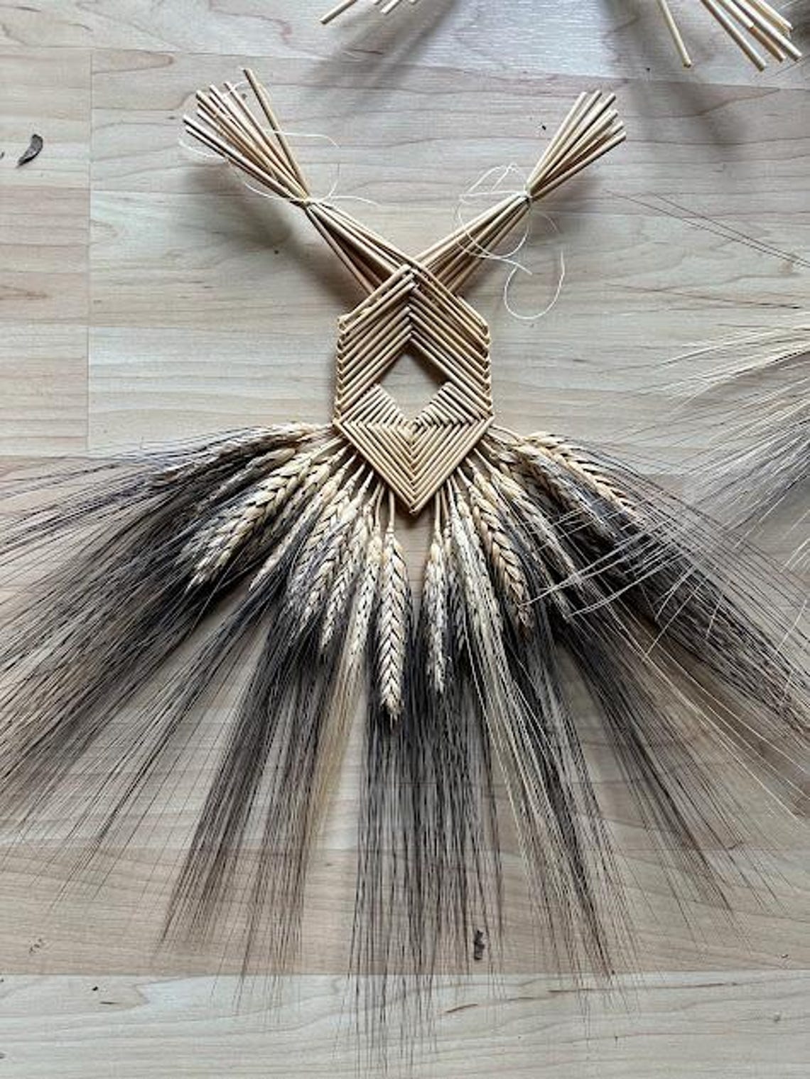 Woven Wheat Corn Dolly - Etsy