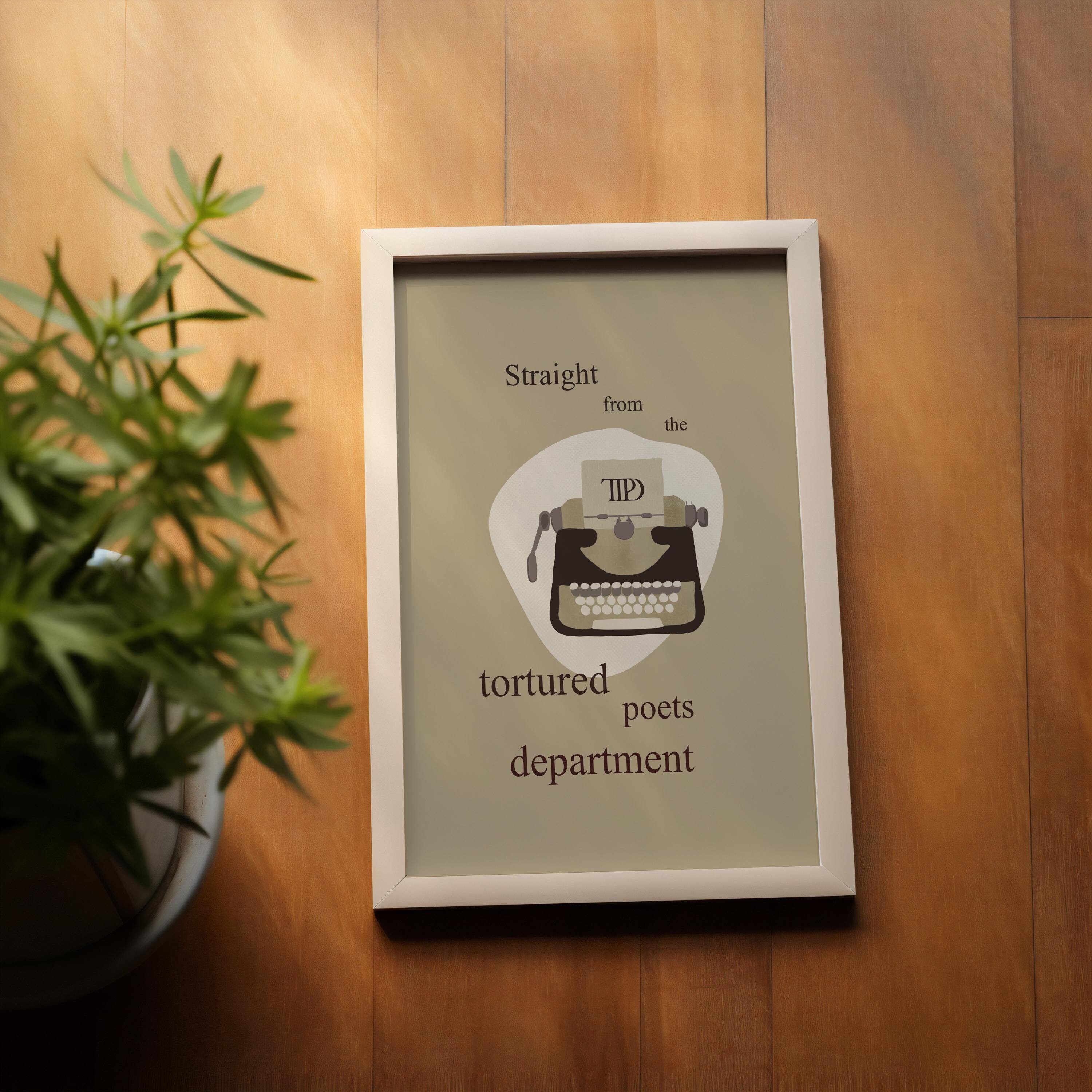 Taylor Swift Art the Tortured Poets Department TTPD Printable Art Eras ...