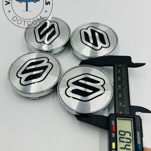 Premium 4pcs SUZUKI Wheel Center Caps in Varied Sizes & Wheel Cap Base ...