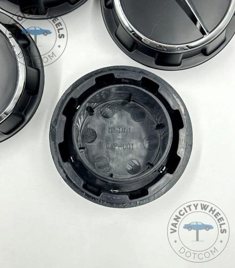 Mercedes Maybach 60mm AMG Black Surround Wheel Center Cap, Maybach 60mm ...