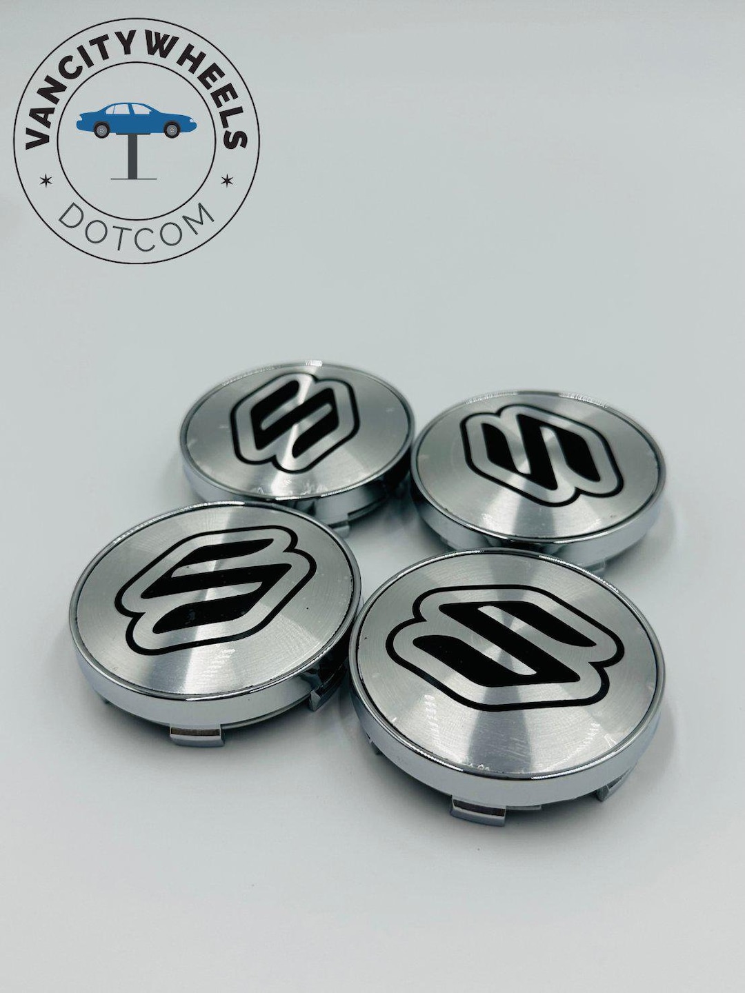 Premium 4pcs SUZUKI Wheel Center Caps in Varied Sizes & Wheel Cap Base ...
