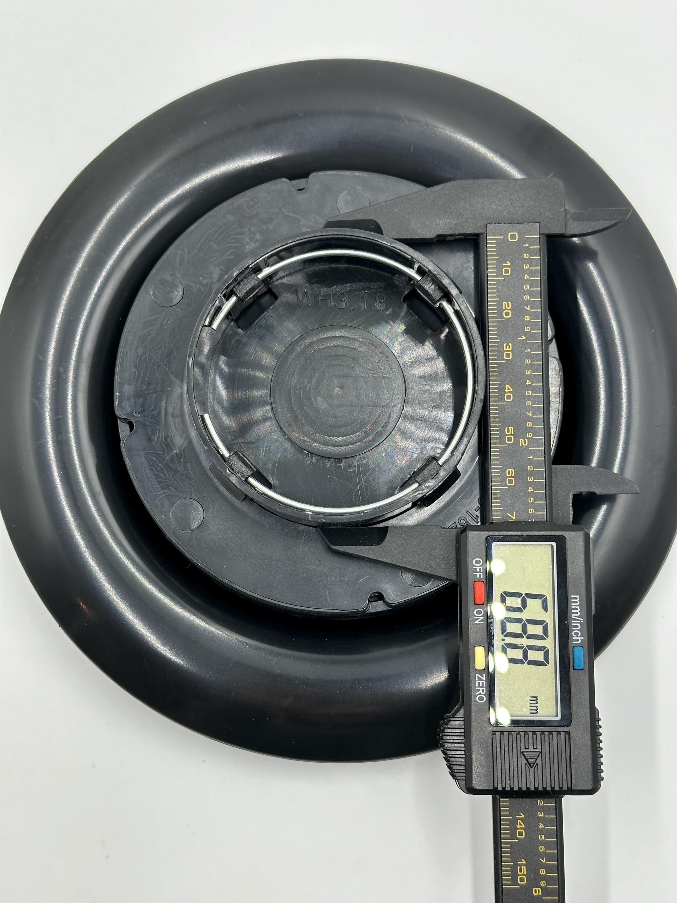 Shelby Floating Wheel Center Caps for Shelby Cars, 182mm Floating Wheel ...