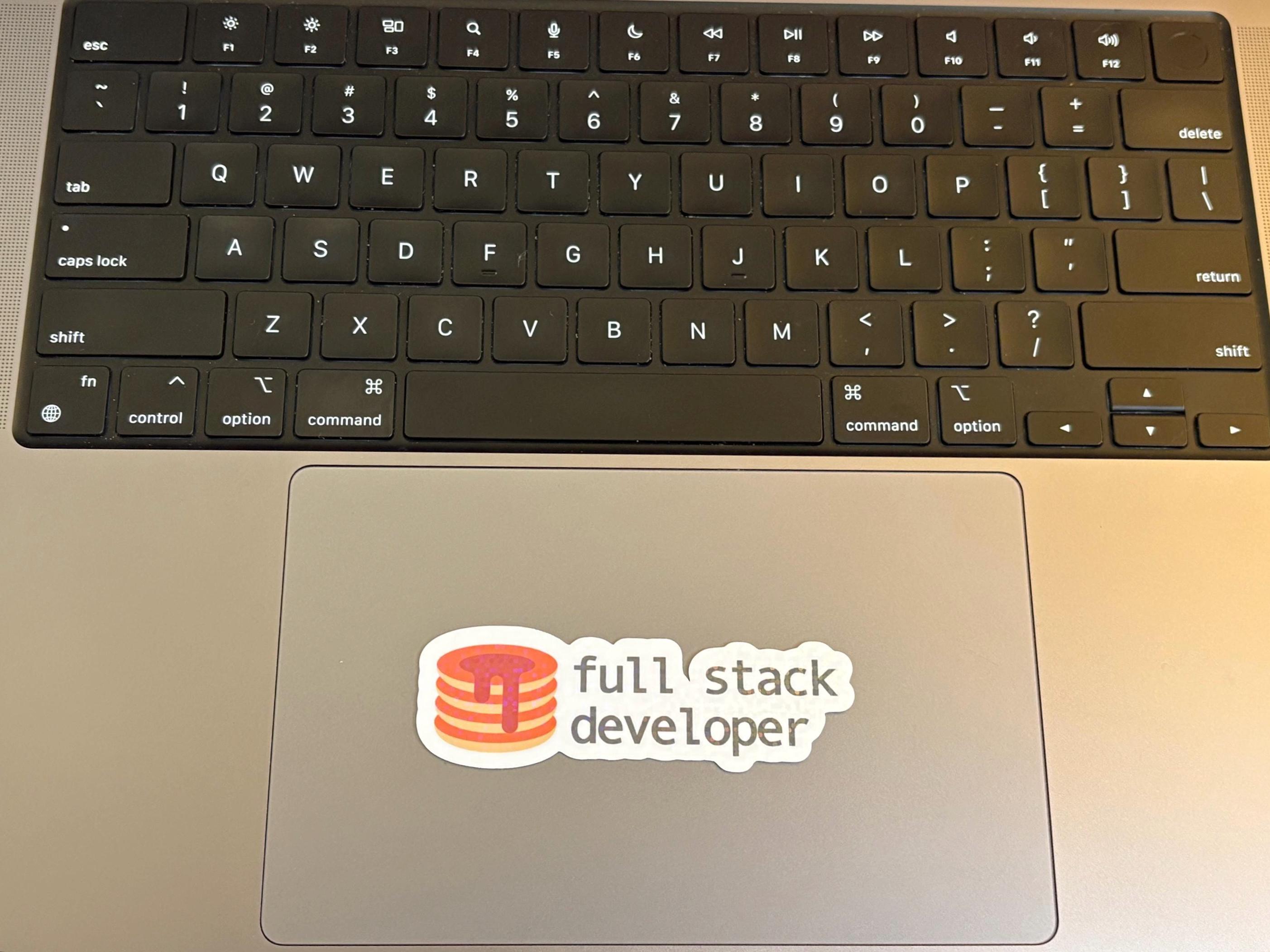 Full Stack Developer Holographic Sticker – Cool Programmer Laptop Decal ...