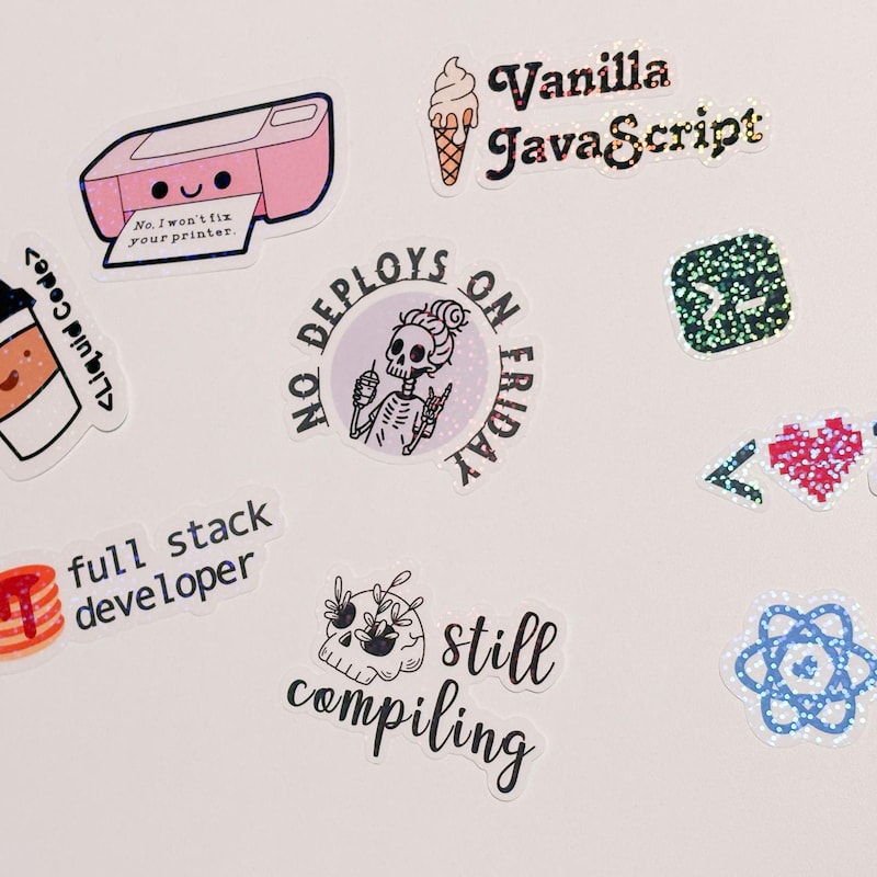 Developer Stickers - Etsy
