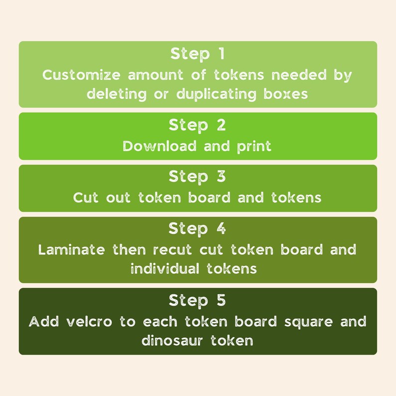 Dinosaur Token Board: ABA Therapy Reward Chart (printable Canva ...