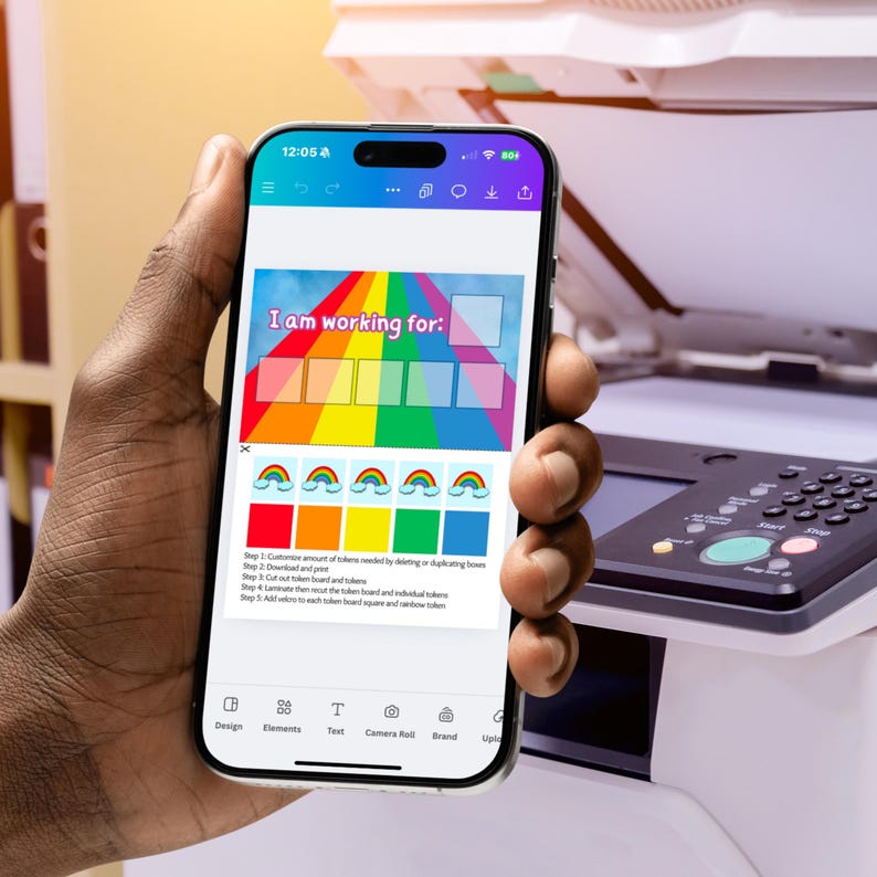 Rainbow Token Board: Customizable Reward Chart for ABA & Special Ed ...