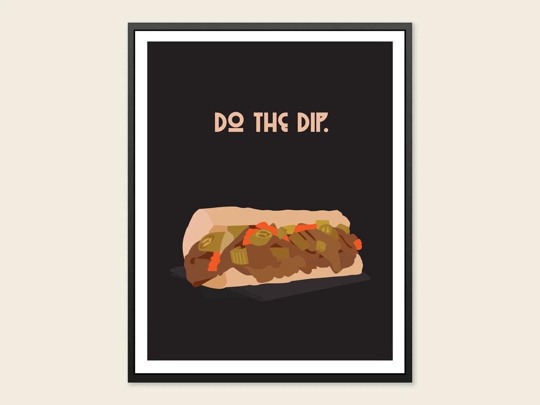 Chicago Beef Poster, Chicago Poster, Chicago Wall Art, Chicago Art ...