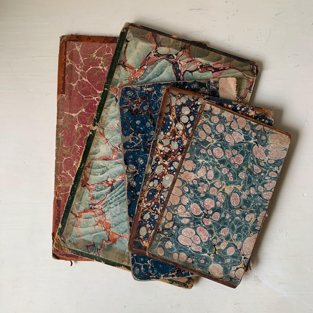 Antique Book Covers 5 Lot of Vintage Book Covers Vintage Junk Journal ...
