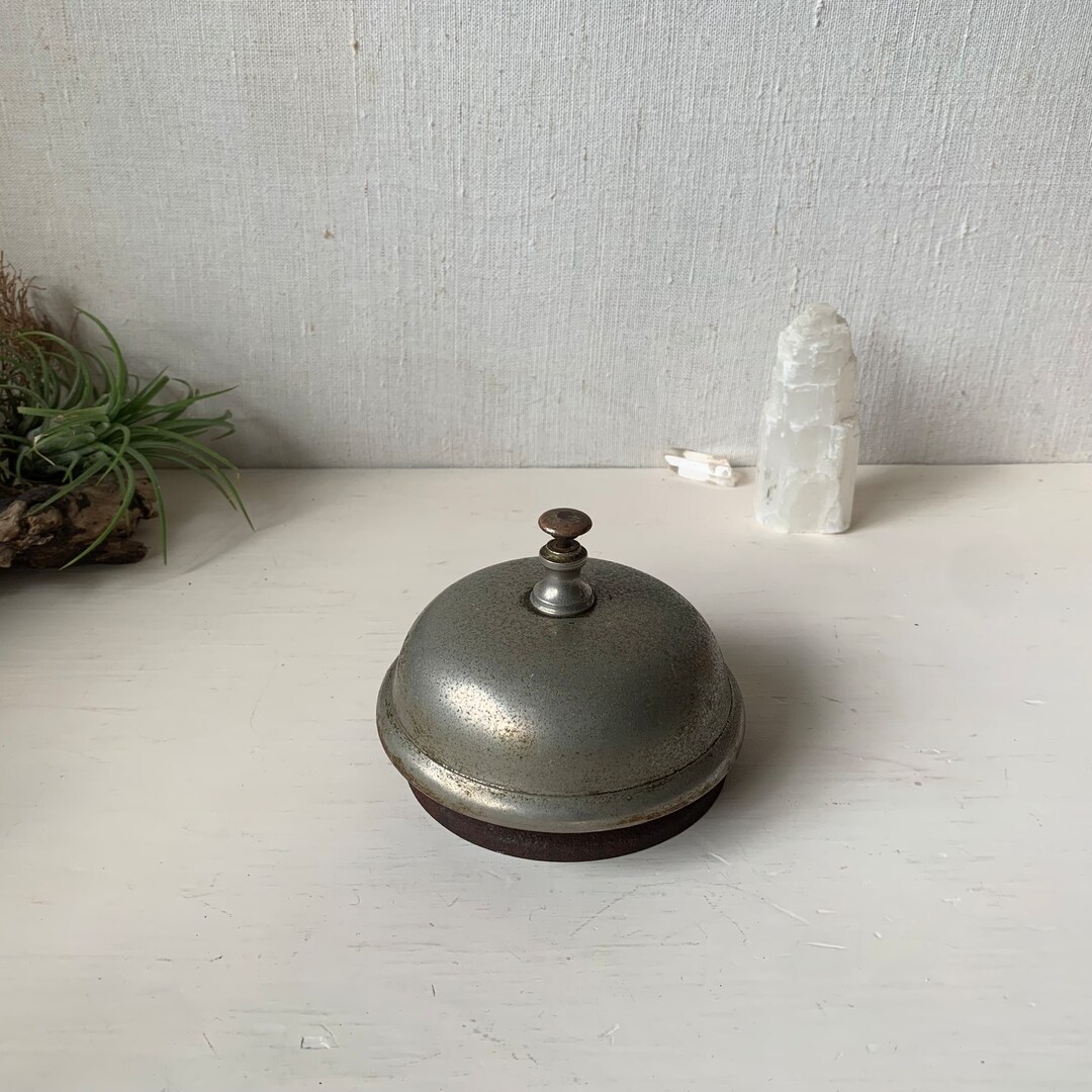 Vintage Hotel Bell - Loud Distressed Desk Bell With Lots of Patina - Etsy